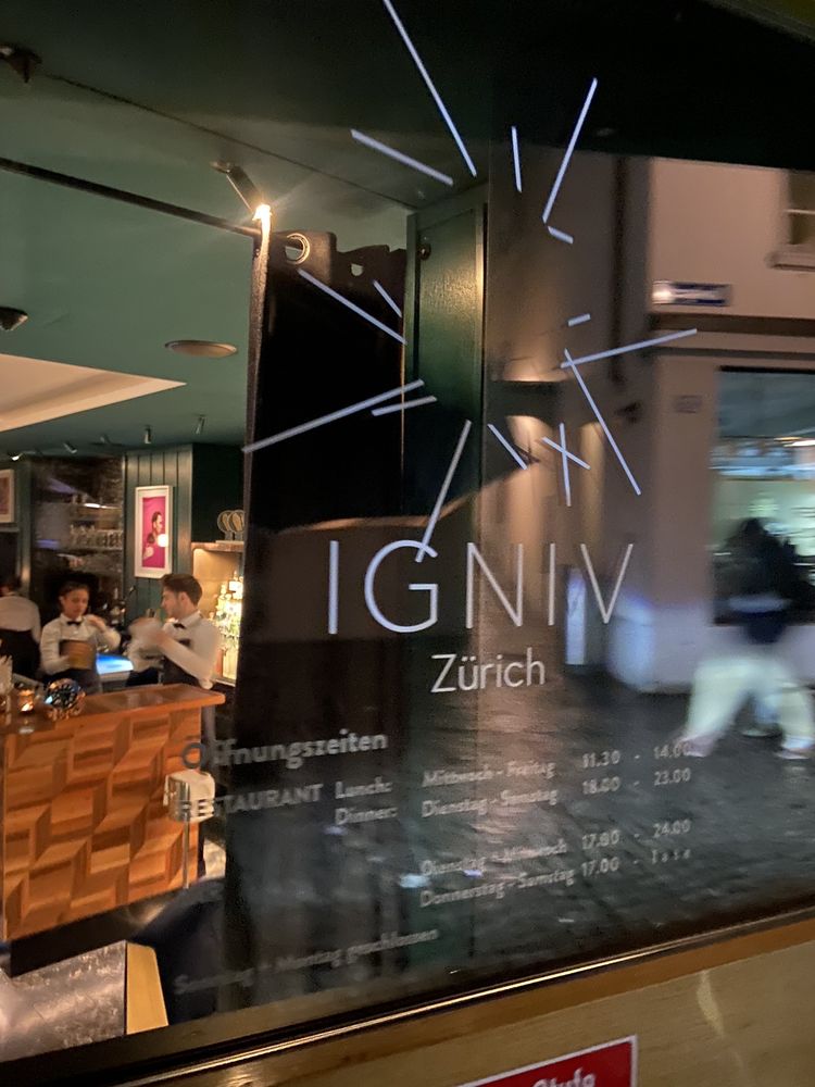 IGNIV - Marktgasse 17, Zürich, Switzerland - Bars - Restaurant Reviews ...
