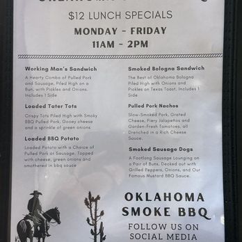 OKLAHOMA SMOKE - Updated December 2025 - 93 Photos & 57 Reviews - 301 W ...
