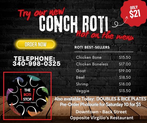 THE ROTI STOP - TRINI STREET FOOD - Updated December 2025 - 11 ...