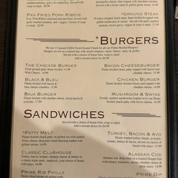 CASCADE GRILL - Updated July 2025 - 86 Photos & 189 Reviews - 110 Opal ...