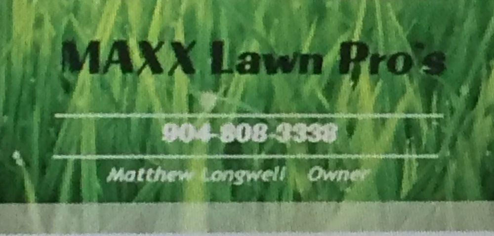 MAXX LAWN PRO’S - Request a Quote - Saint Johns, Florida - Lawn ...