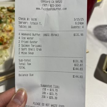 FUJI SUSHI BUFFET - Updated April 2025 - 1271 Photos & 760 Reviews ...