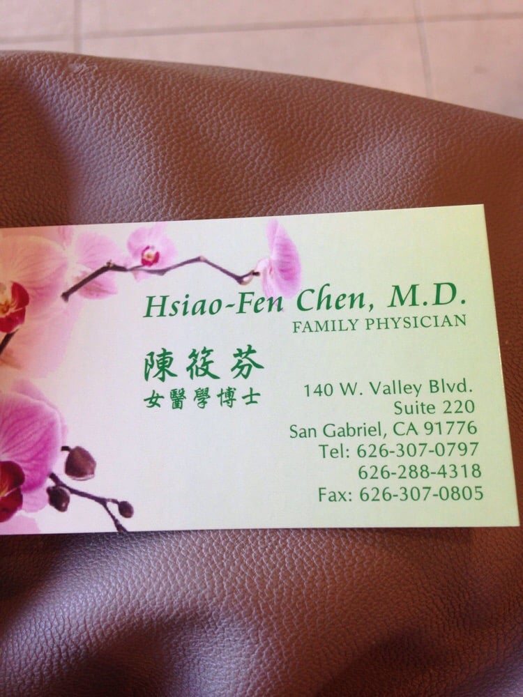 HSIAO FEN CHEN MD - Updated December 2025 - 19 Reviews - 140 W Valley ...