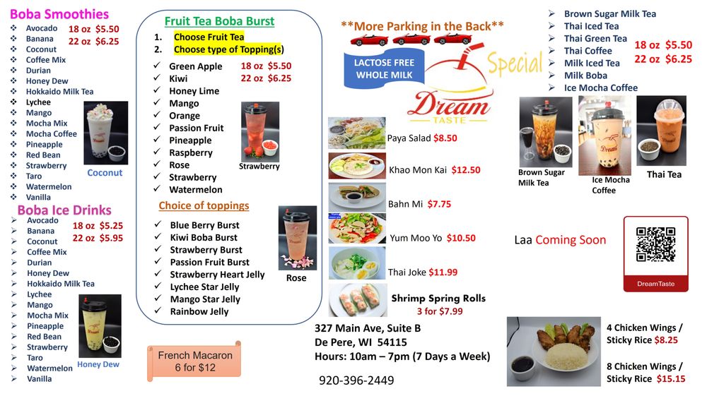 DREAM TASTE - Updated February 2025 - 327 Main Ave, De Pere, Wisconsin ...