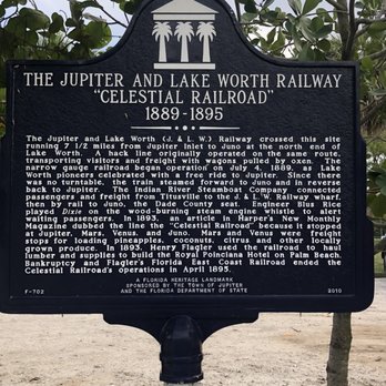 THE JUPITER AND LAKE WORTH RAILWAY CELESTIAL RAILWAY 1889-1895 ...