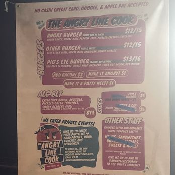 ANGRY LINE COOK - Updated December 2025 - 27 Photos & 16 Reviews - 289 ...