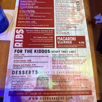 CUE BARBECUE - Updated December 2025 - 332 Photos & 352 Reviews - 5260 ...