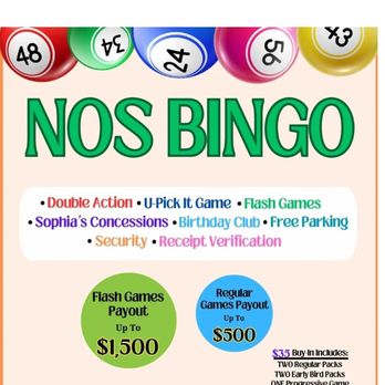 NOS BINGO - Updated October 2025 - 14 Photos & 11 Reviews - 930 S ...