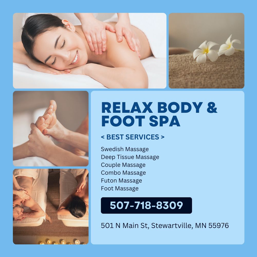RELAX BODY & FOOT SPA - Updated January 2026 - Request an Appointment ...