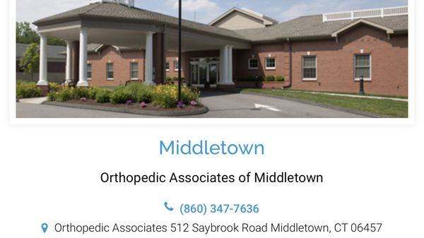 ORTHOPEDIC ASSOCIATES OF MIDDLETOWN - Updated October 2025 - 18 Reviews ...