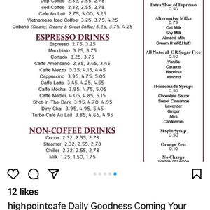 HIGH POINT CAFE - 74 Photos & 119 Reviews - Coffee & Tea - 602 ...