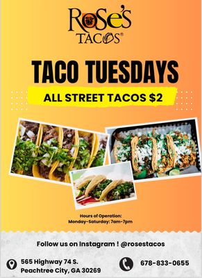 ROSE’S TACOS - Updated October 2024 - 26 Photos - 565 Highway 74 S ...