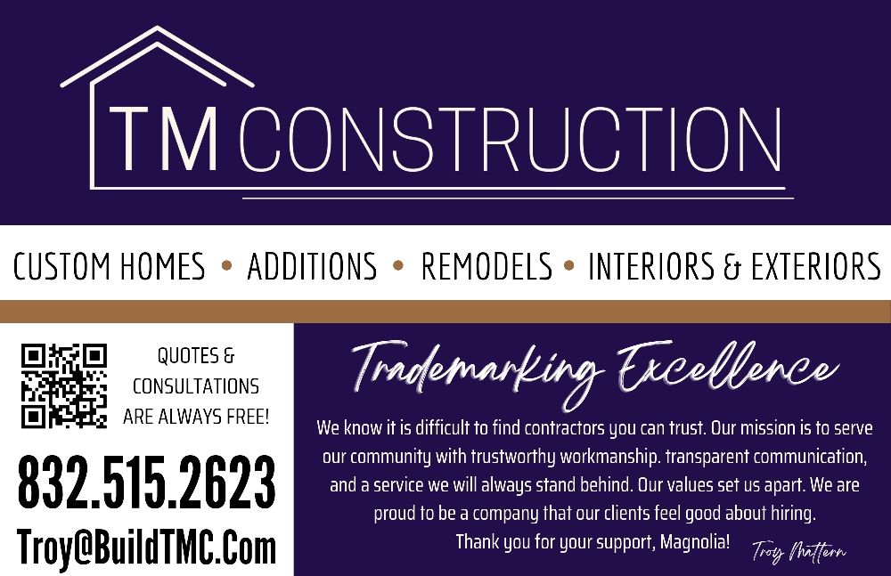 TM CONSTRUCTION - Request Consultation - Magnolia, Texas - General ...