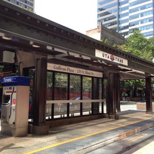 UTA TRAX GALLIVAN PLAZA STATION - 16 Photos - Public Transportation ...