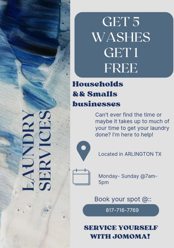 ITZ JOMOMA - Updated August 2024 - Arlington, Texas - Laundry Services ...