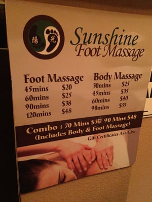 SUNSHINE FOOT MASSAGE - Updated January 2026 - 20 Photos & 190 Reviews ...