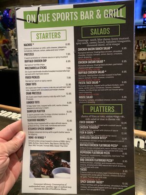 ON CUE SPORTS BAR & GRILL - 26 Photos & 17 Reviews - 460 S Commerce Ave ...