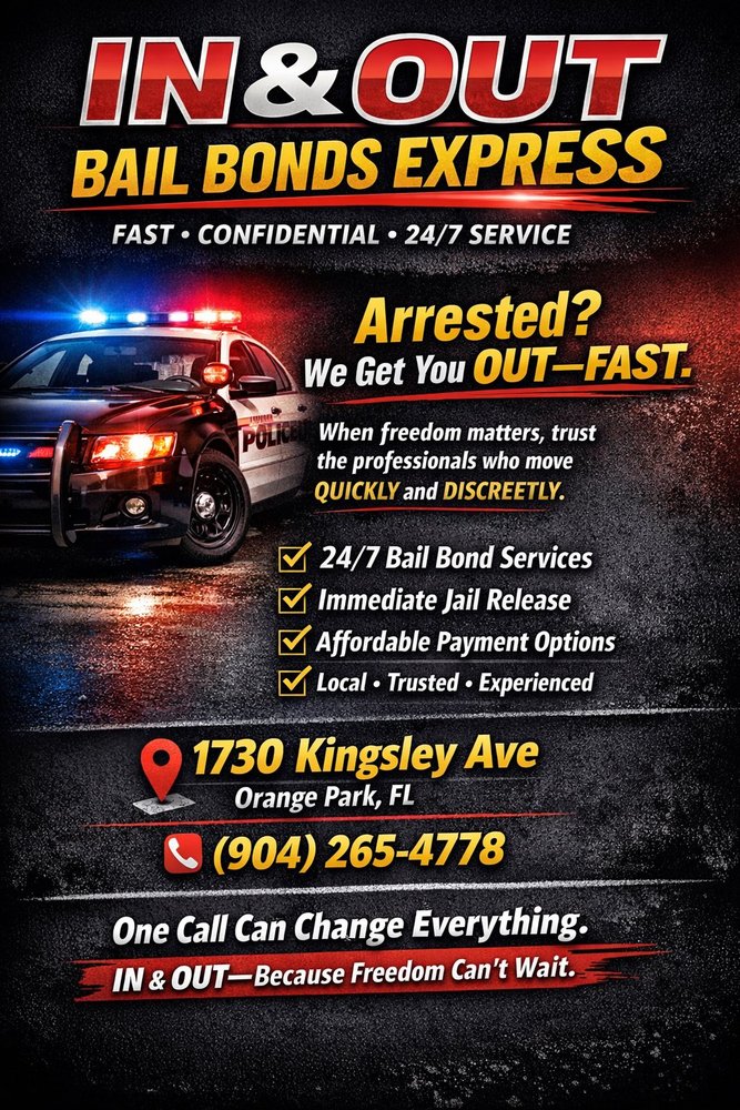 IN AND OUT BAIL BONDS EXPRESS - Updated June 2026 - 1730 Kingsley Ave ...
