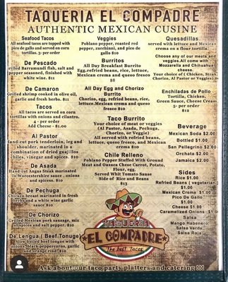 TAQUERIA EL COMPADRE - Updated October 2025 - 1233 N 3rd St, Harrisburg ...