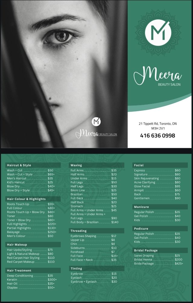 MEERA BEAUTY SALON - Updated July 2025 - Request an Appointment - 21 Tippett Road, Toronto ...