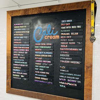 CALI CREAM HOMEMADE ICE CREAM - Updated September 2024 - 322 Photos ...