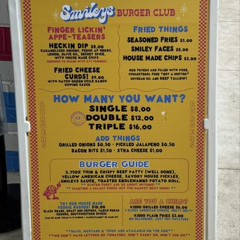 SMILEYS BURGER CLUB - Updated August 2025 - 109 Photos & 63 Reviews ...