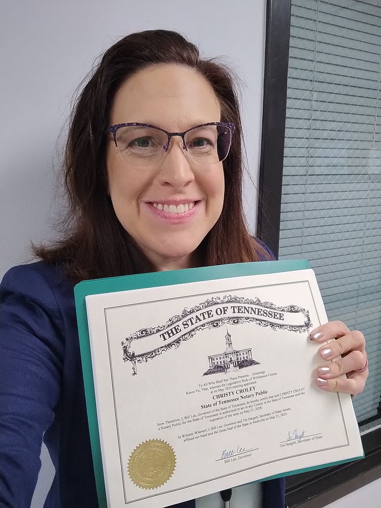 CHRISTY CROLEY NOTARY SERVICES - Updated October 2024 - Thompson's ...