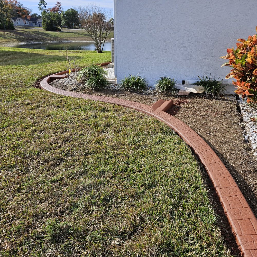Decorative Concrete Curbing Tampa Fl | Shelly Lighting