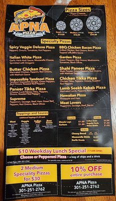 APNA PIZZA - Updated December 2025 - 157 Photos & 165 Reviews - 14050B ...