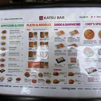KATSU BAR - Updated July 2024 - 132 Photos & 39 Reviews - 15333 Culver ...