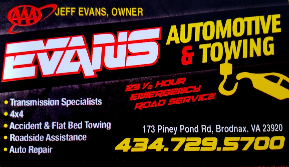 EVANS & SONS TRANSMISSIONS - Updated December 2025 - 173 Piney Pond Rd ...