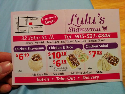 LULU’S SHAWARMA - 14 Photos & 38 Reviews - 32 John Street N, Hamilton ...
