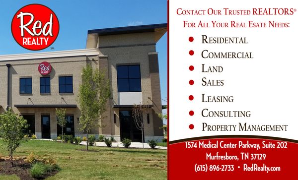 RED REALTY - 25 Photos - 1574 Medical Ctr Pkwy, Murfreesboro, Tennessee ...