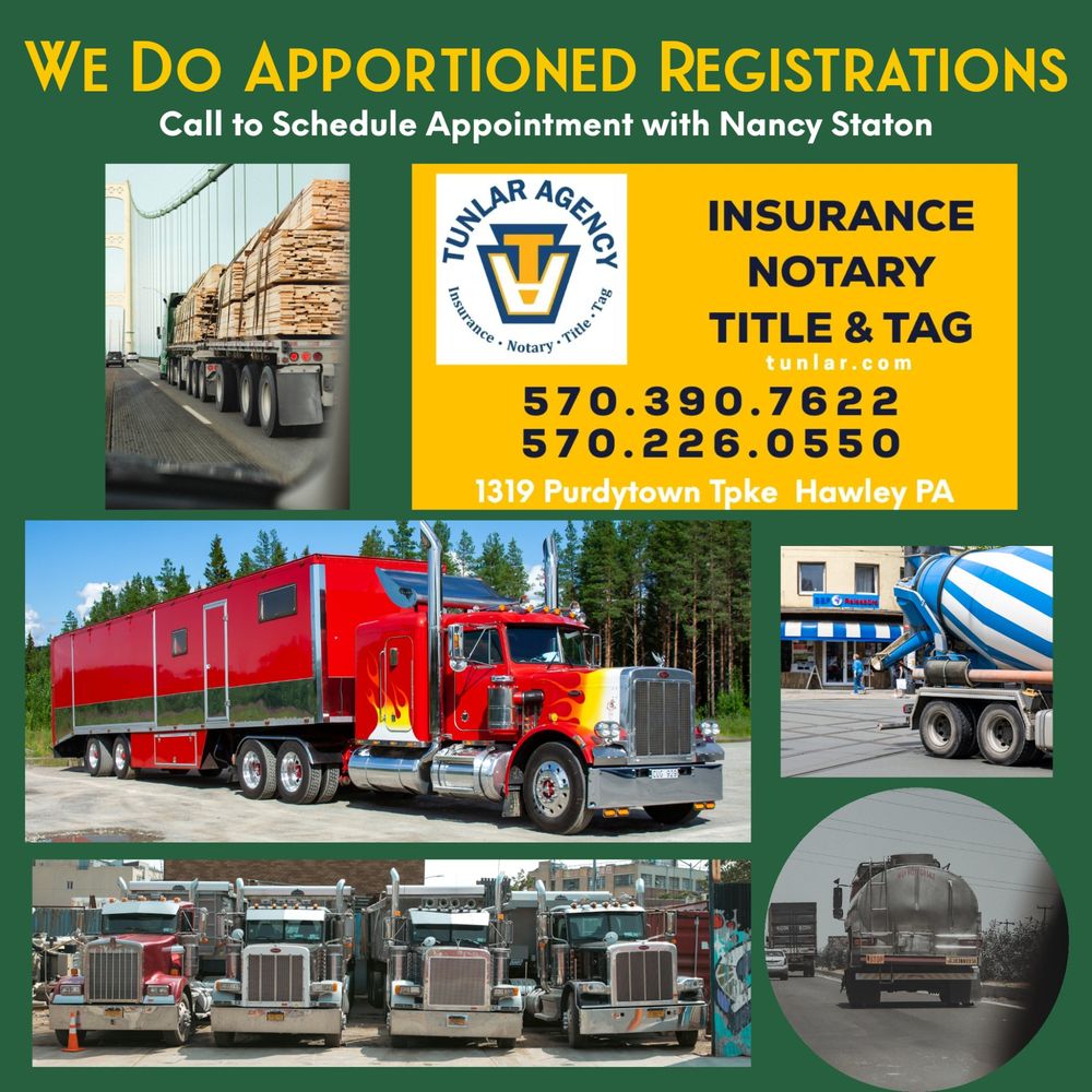 TUNLAR AGENCY - Updated December 2025 - 1319 Purdytown Turnpike, Hawley ...