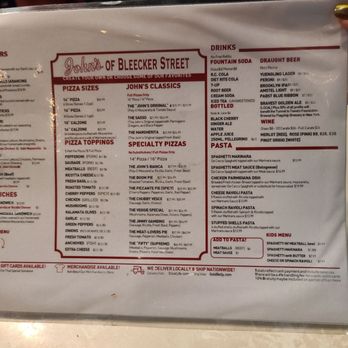 JOHN’S OF BLEECKER STREET - 2572 Photos & 2700 Reviews - 278 Bleecker ...