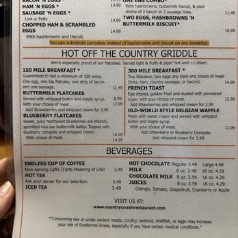 COUNTRY COUSIN - Updated December 2025 - 439 Photos & 628 Reviews ...