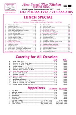 NEW SWEET RICE KITCHEN - Updated October 2025 - 45 Reviews - 80-21 ...