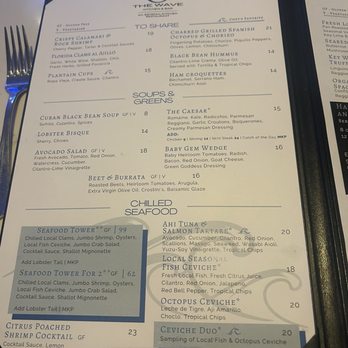 The wave menu store
