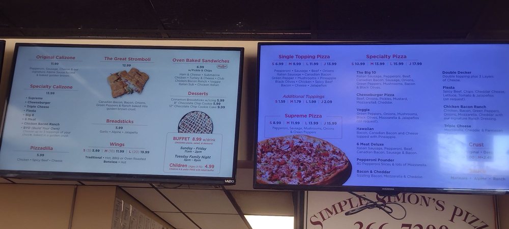 SIMPLE SIMON’S PIZZA - Updated June 2025 - 15 Photos & 19 Reviews - 15020 S Memorial Dr, Bixby ...