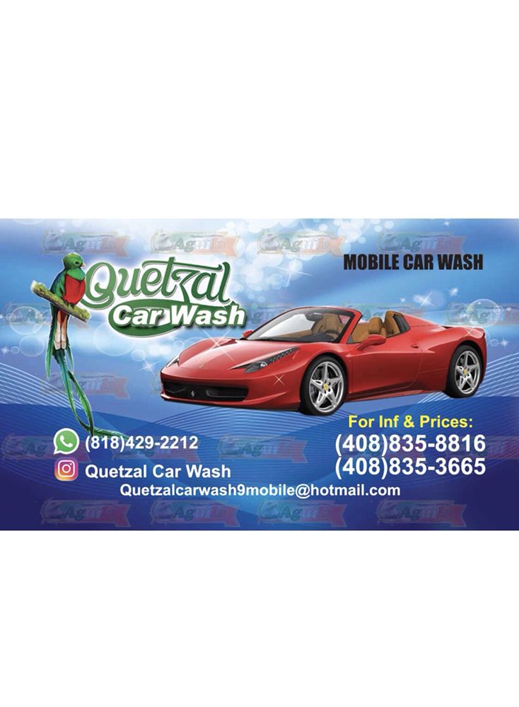 QUETZAL MOBILE CAR WASH - San Jose, California - Car Wash - Phone ...