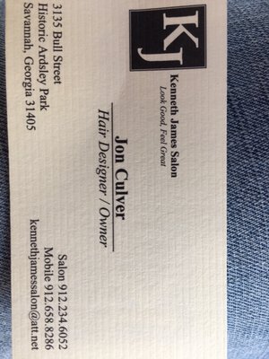 KENNETH JAMES SALON - Updated August 2025 - 3135 Bull St, Savannah ...