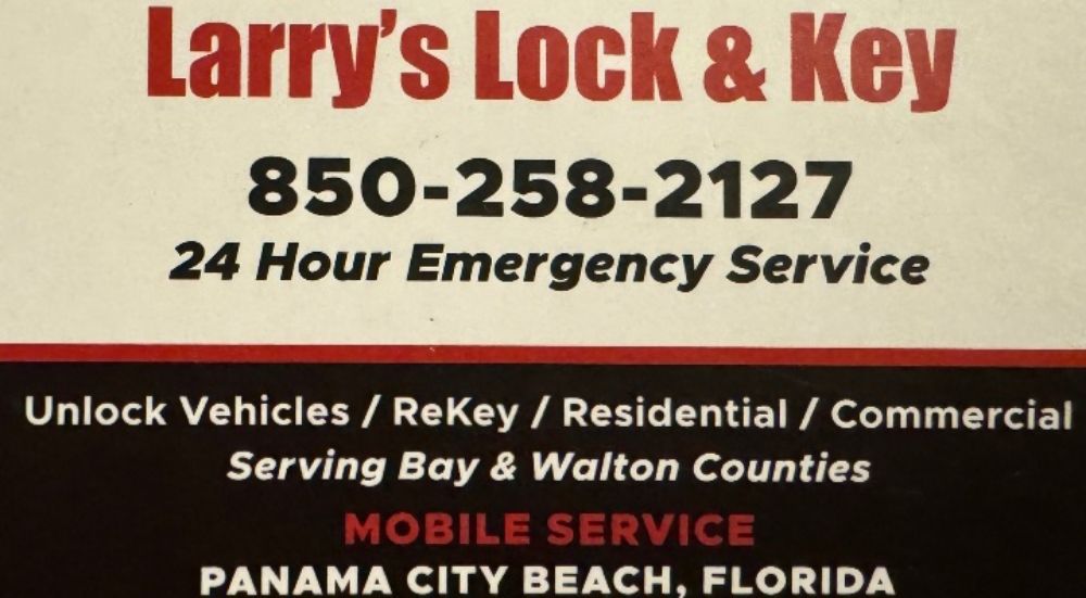 LARRYS LOCK AND KEY - Updated March 2025 - 22 Crooked Oak, Panama City ...