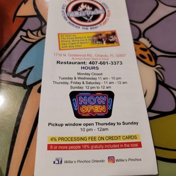 WILLIE’S PINCHOS - Updated November 2025 - 450 Photos & 237 Reviews ...