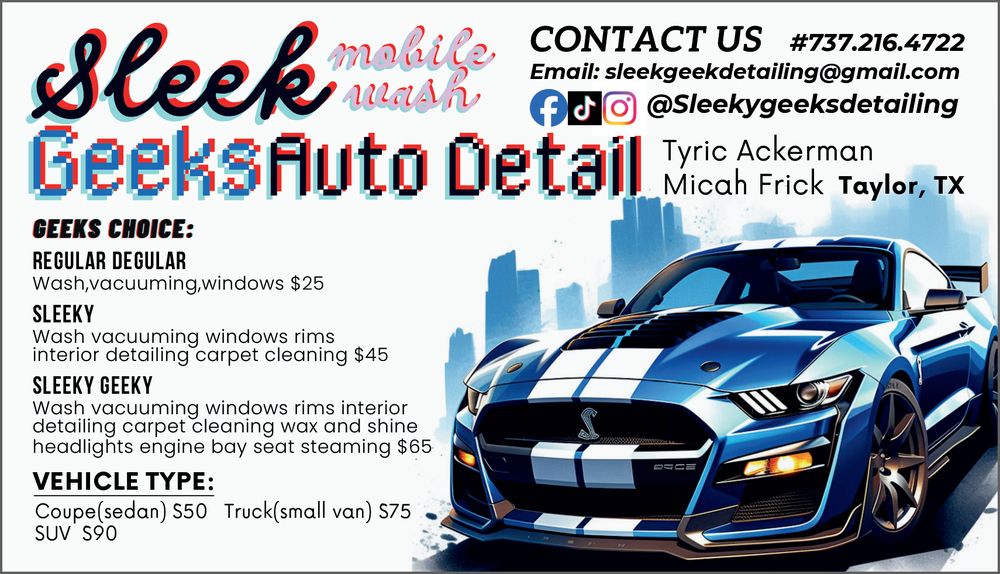 SLEEK GEEKS - Updated June 2025 - 500 Mariposa Ln, Taylor, Texas ...