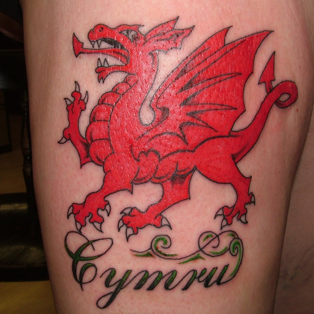 Welsh Flag Tattoo Designs