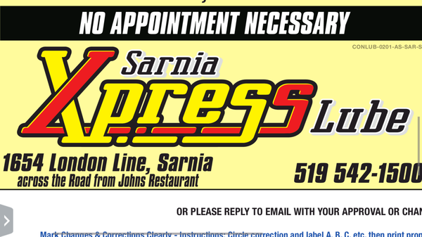 XPRESS LUBE - Updated October 2025 - 1654 London Line, Sarnia, Ontario ...