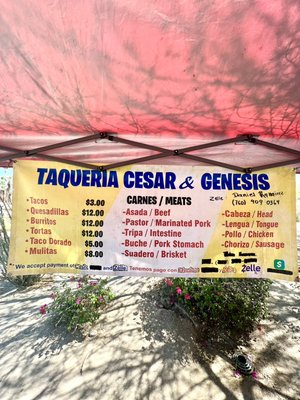 TAQUERIA CESAR AND GENESIS - Updated November 2024 - 2465 E Palm Canyon ...