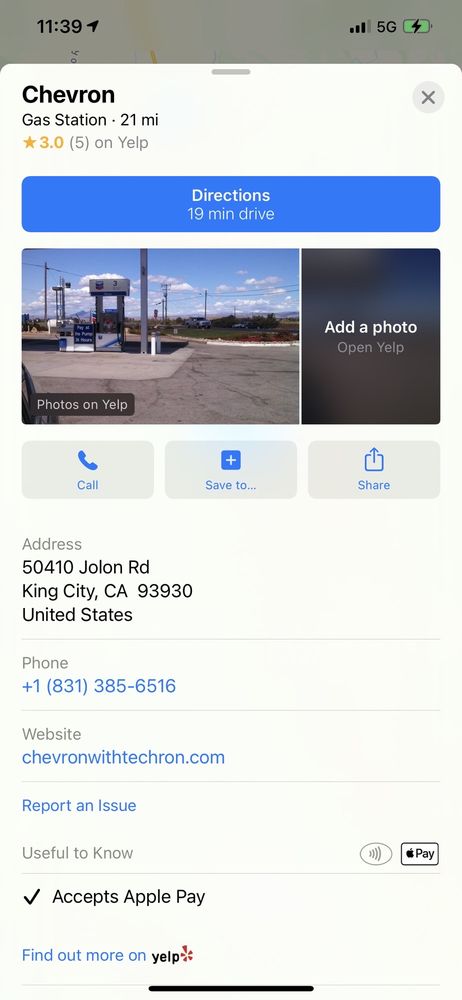 CHEVRON GAS STATION - Updated January 2026 - 50410 Jolon Rd, King City ...