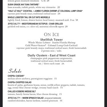 CHOPS & LOBSTER BAR - 1159 Photos & 950 Reviews - 70 West Paces Ferry ...