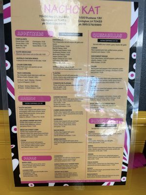 NACHO KAT - Updated July 2025 - 68 Photos & 47 Reviews - 70456 LA-21 ...